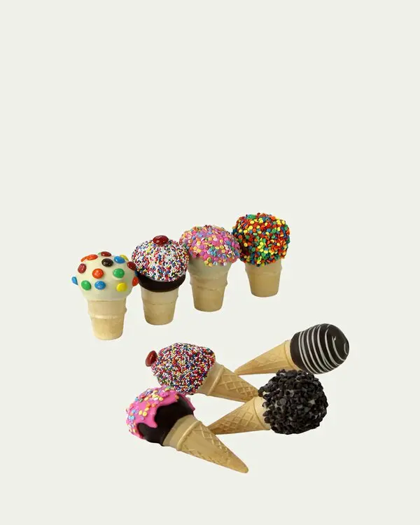 CHOCOLATE COVERED COMPANY Belgian Chocolate Ice Cream Cone Cake Pops