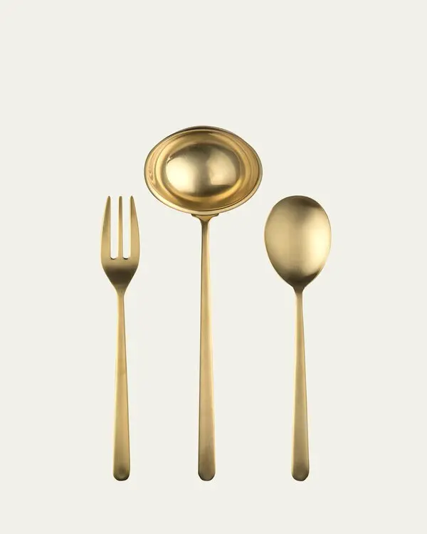 MEPRA Linea Ice Oro 3-piece Serving Set - One-color