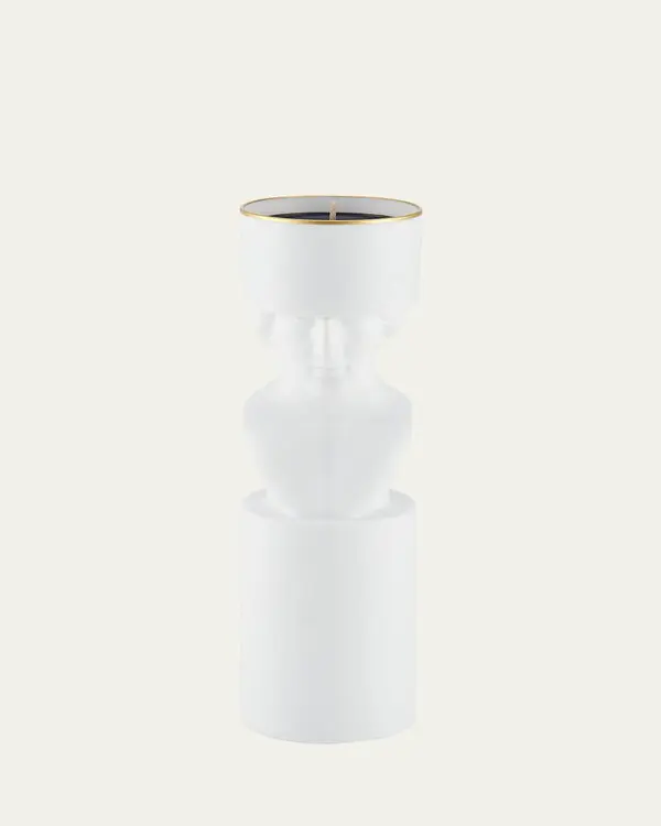 GINORI 1735 Lcdc Il Letterato Black Stone Candle - One-color