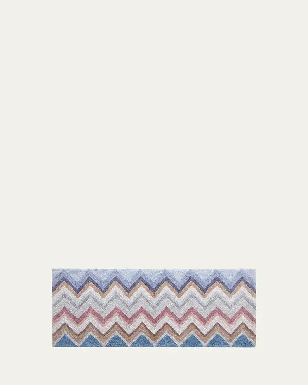 Missoni Amone Chevron Bath Mat - Nero Multi