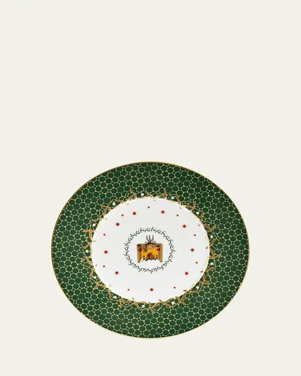 Bernardaud Green Fire Salad Plate