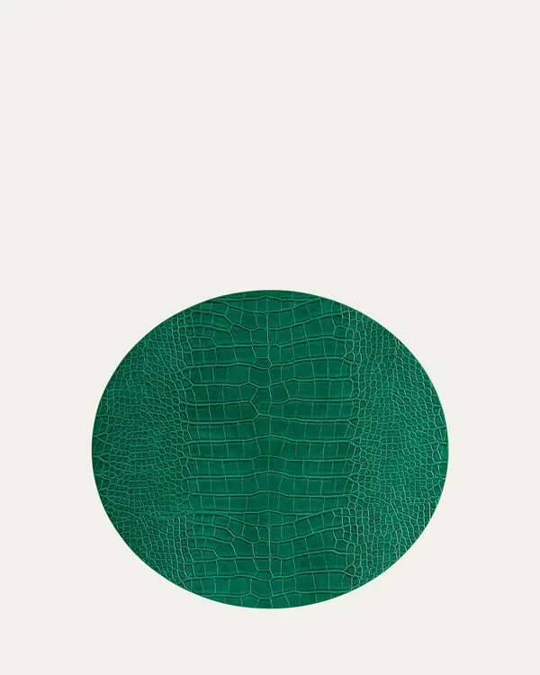 KIM SEYBERT Croco Placemat - Emerald