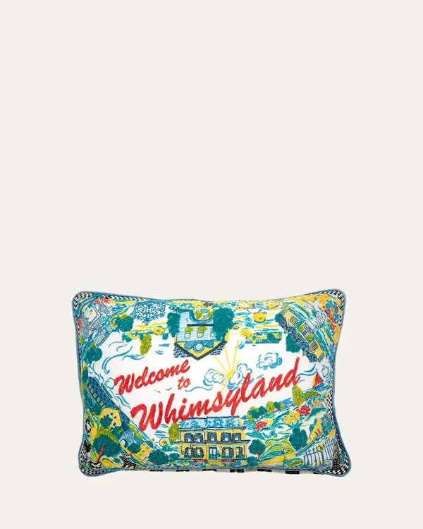 MACKENZIE-CHILDS Whimsyland Pillow