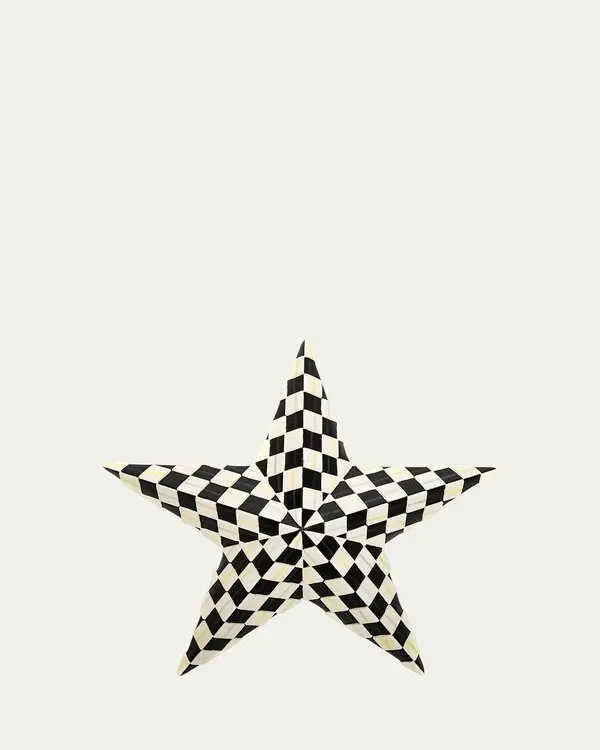 MACKENZIE-CHILDS Courtly Check Barn Star