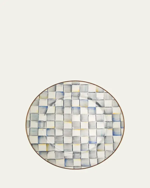 MACKENZIE-CHILDS Sterling Check Serving Platter - One-color