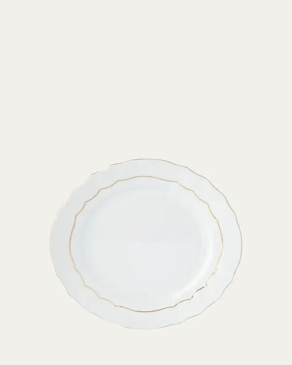 HEREND Golden Edge Dinner Plate - No-color
