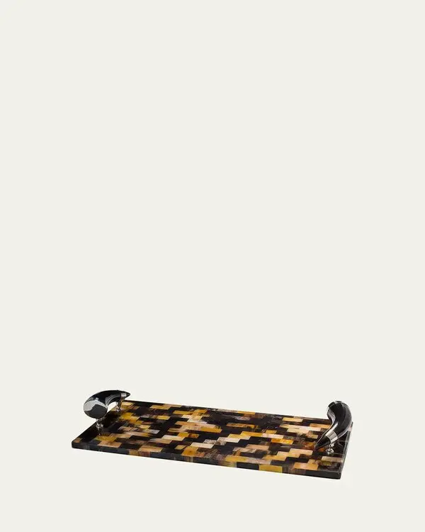 LADORADA Horn Veneer Large Serving Board - One-color