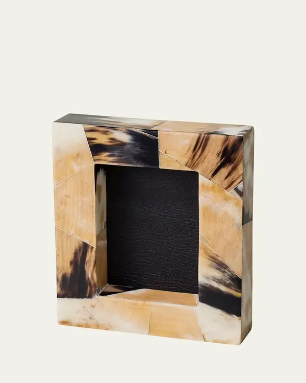 LADORADA Horn Veneer 5x7 Picture Frame