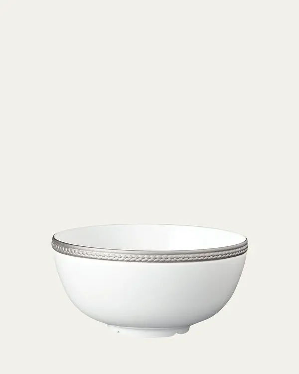 L'Objet Soie Tressee Platinum Cereal Bowl - One-color