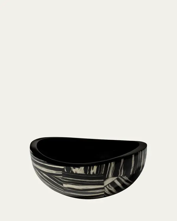 LADORADA Ebano Veneer Accent Bowl - One-color