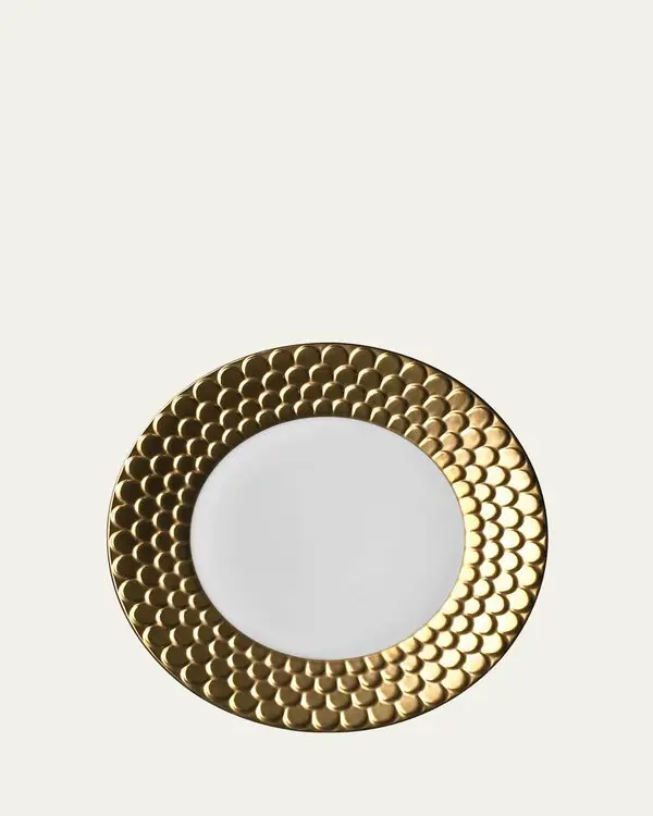 L'Objet Aegean Gold Dessert Plate - One-color