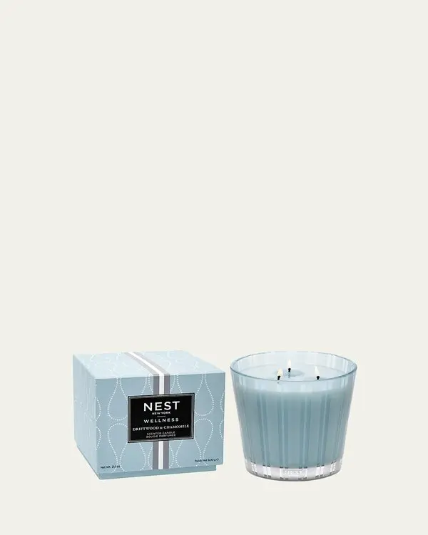 NEST NEW YORK Driftwood & Chamomile 3-wick Candle, 21.1 Oz