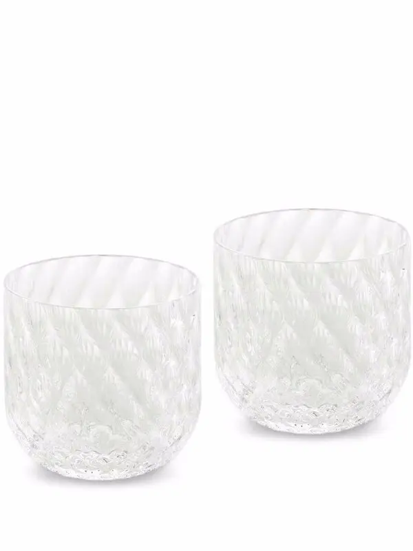 Dolce & Gabbana Hand-blown Murano Shot Glasses - White
