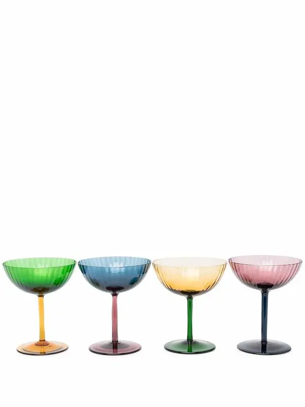La DoubleJ Set Of 4 Champagne Cups