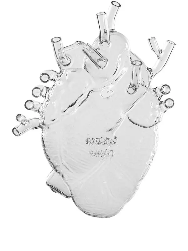 SELETTI Love In Bloom Glass Vase - White