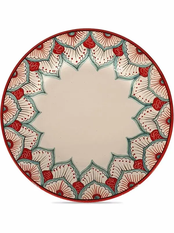 LES-OTTOMANS Peacock Dessert Plate