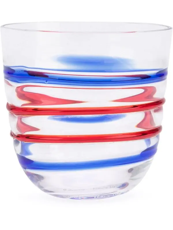 CARLO MORETTI Striped Glass - Blue