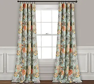 LUSH DECOR Sydney Set Of 2 Room Darkening Window Panels By