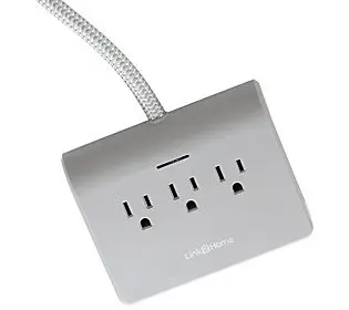 LINK2HOME Power Strip Dock Gray/white