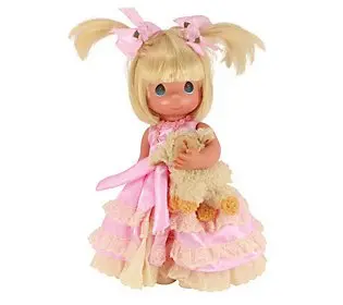 PRECIOUS MOMENTS 12' Pretty In Pigtails Doll