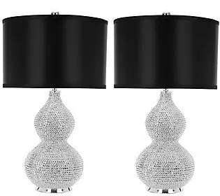 SAFAVIEH Set Of 2 Nicole Beaded Table Lamps