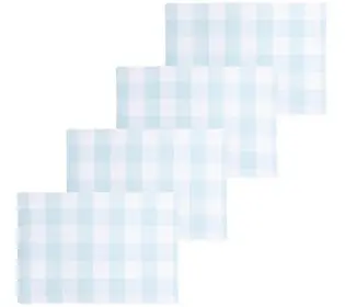 VALERIE PARR HILL Set Of 4 Franklin Cloth Placemats Valerie