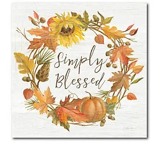COURTSIDE MARKET Fall Splendor Vi 16x16 Canvas Wall Art