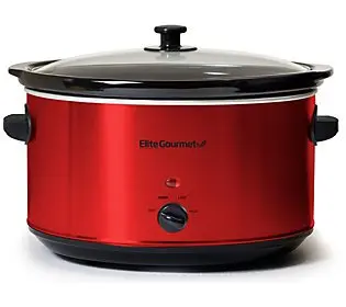 ELITE Gourmet 8.5-qt Stainless Steel Slow Cooke R