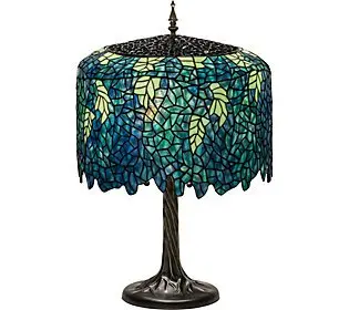 MEYDA Tiffany-style 28' Wisteria Table Lamp