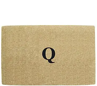 NEDIA HOME Monogrammed 22' X 36' Heavy-duty Coi R Doormat