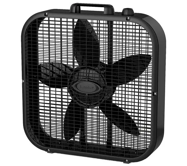 LASKO Decor Colors 20' Box Fan Black