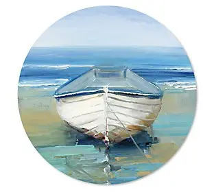 COURTSIDE MARKET Eucalyptus Circular 12x12 Circ Ular Wood