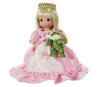 PRECIOUS MOMENTS 12' How Many Frogs Must I Kiss Doll