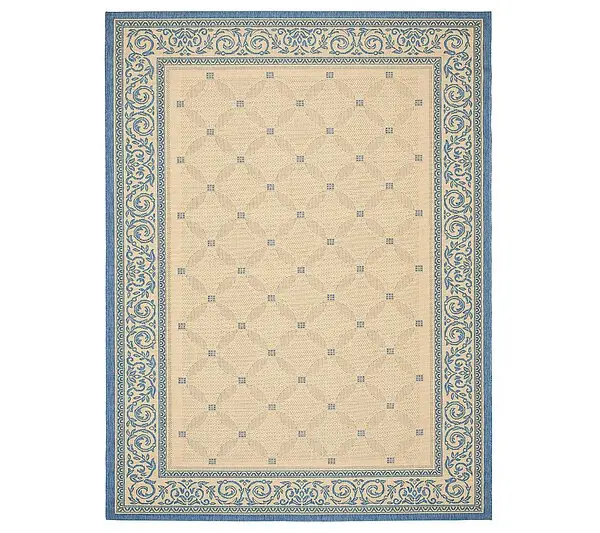 SAFAVIEH Courtyard Lattice Flower 7' 10' X 11' G