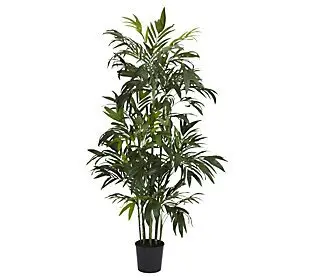 NEARLY NATURAL 6' Bamboo Palm Silk Tree By