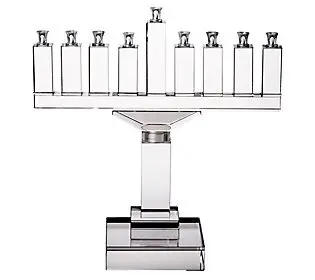 COPA JUDAICA Traditional Crystal Menorah