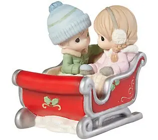 PRECIOUS MOMENTS A Cozy Ride Your Side Figurine