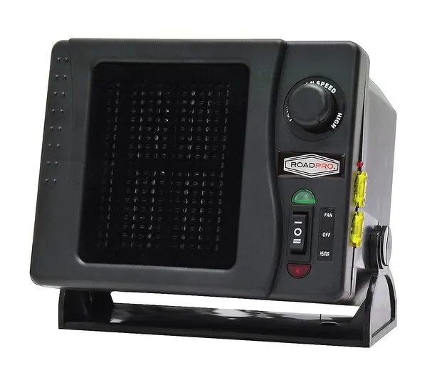 ROADPRO 12 Volt Direct Hook-up Ceramic Heater/ Fan
