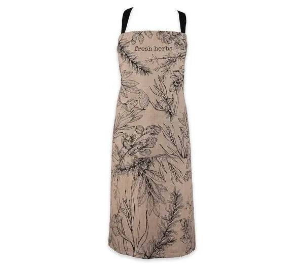 DESIGN IMPORTS Fresh Herbs Printed Chef Apron