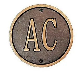 WHITEHALL Pinecone Standard Wall Address Sign