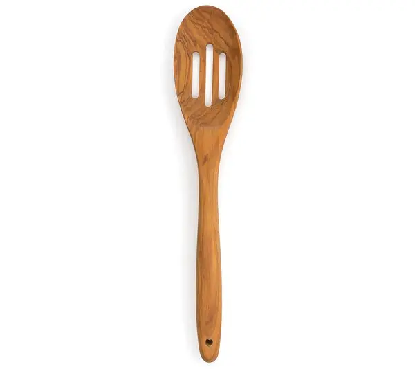 RSVP Olive Wood Slotted Spoon
