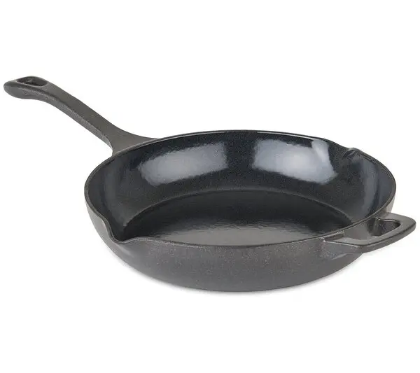 VIKING Cast Iron 10.5' Chef's Pan With Spouts