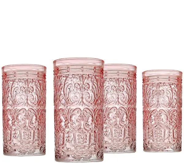 GODINGER Jax Set Of 4 Highball Glasses