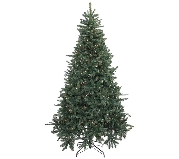 NORTHLIGHT 7.5' Northern Pine Christmas Tree Lear Lights