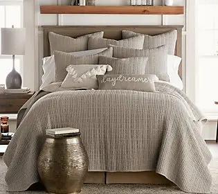 LEVTEX HOME Mills Waffle Twin Bedspread Set By