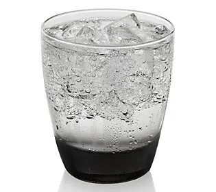 LIBBEY Classic Smoke Set Of 12 Rocks Glasses