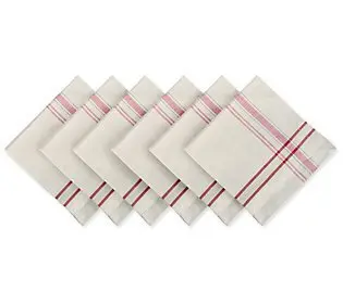 DESIGN IMPORTS French Stripe Napkin Set Of 6