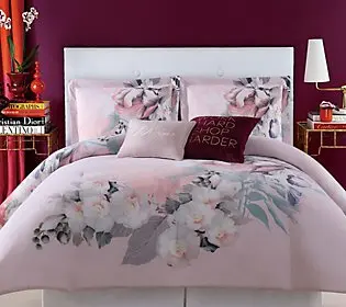 Christian Siriano Ny Dreamy Floral Full/queen C Omforter Set