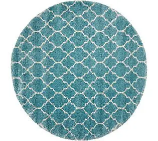 NOURISON HOME Amore 3'11' X 3'11' Moroccan Shag Roun D Rug
