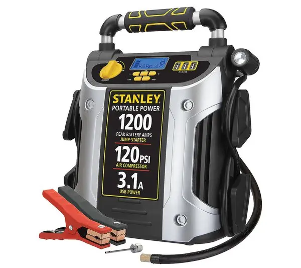 STANLEY Power Station 500/1200 Jump Starter/com Pressor